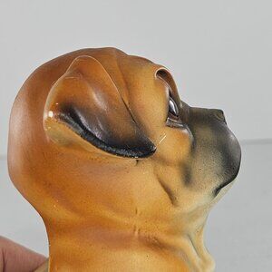 Accents | Vintage Ceramic Boxer Pug Dog Planter Big Eyes Kitsch Home ...